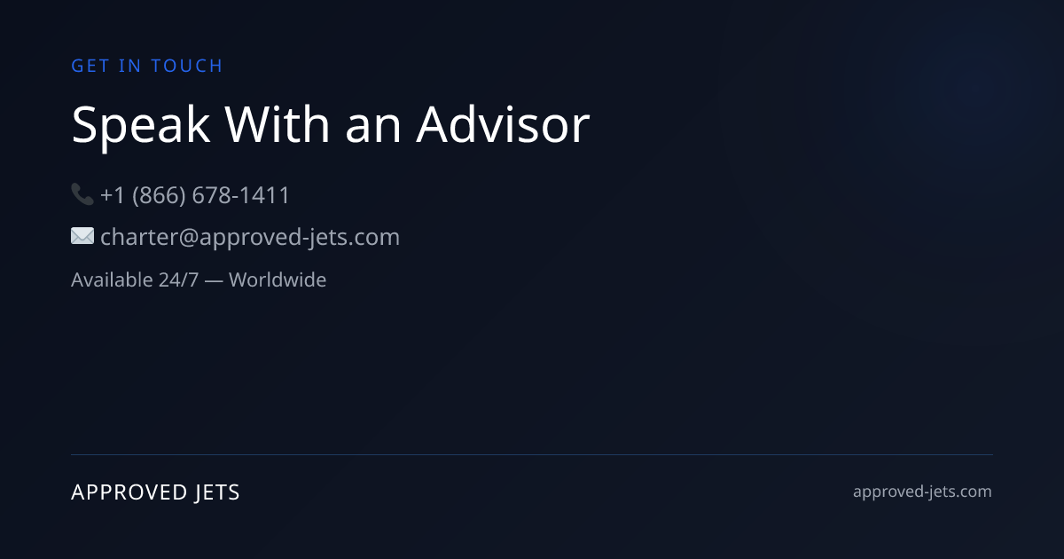 Contact Us | Speak With a Private Aviation Advisor | Approved Jets
